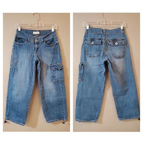 Wrangler | Jeans | As Real As Wrangler Womens Cargo Capri Jeans Size 2 ...
